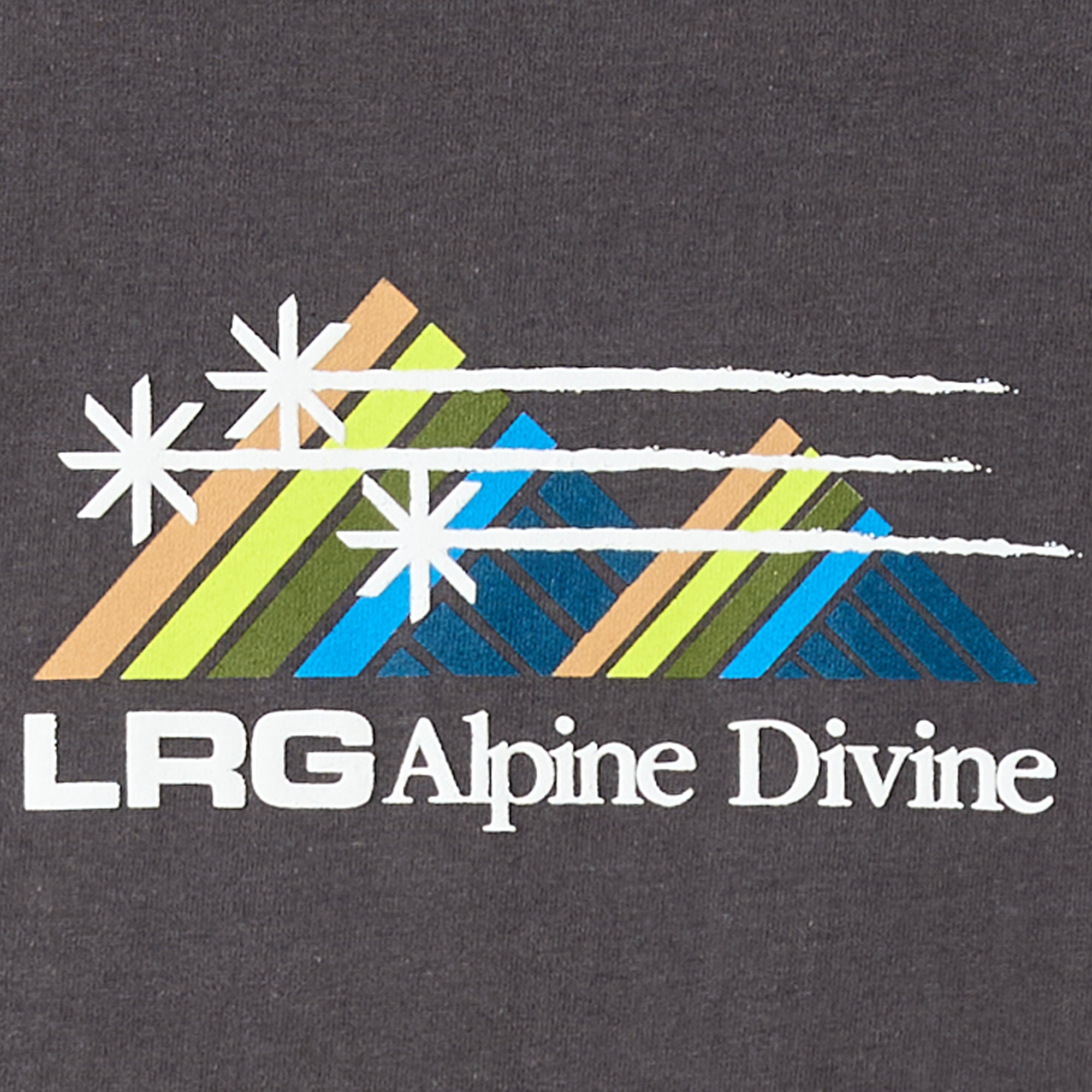 ALPINE DIVINE TEE - CHARCOAL | LRG Clothing