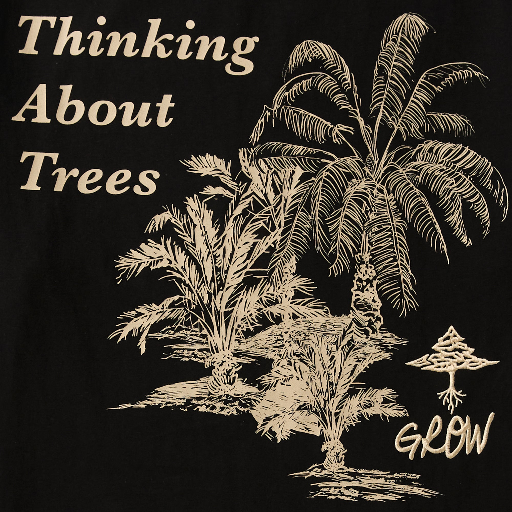 THINKING ABOUT TREES SS KNIT Black | LRG Clothing