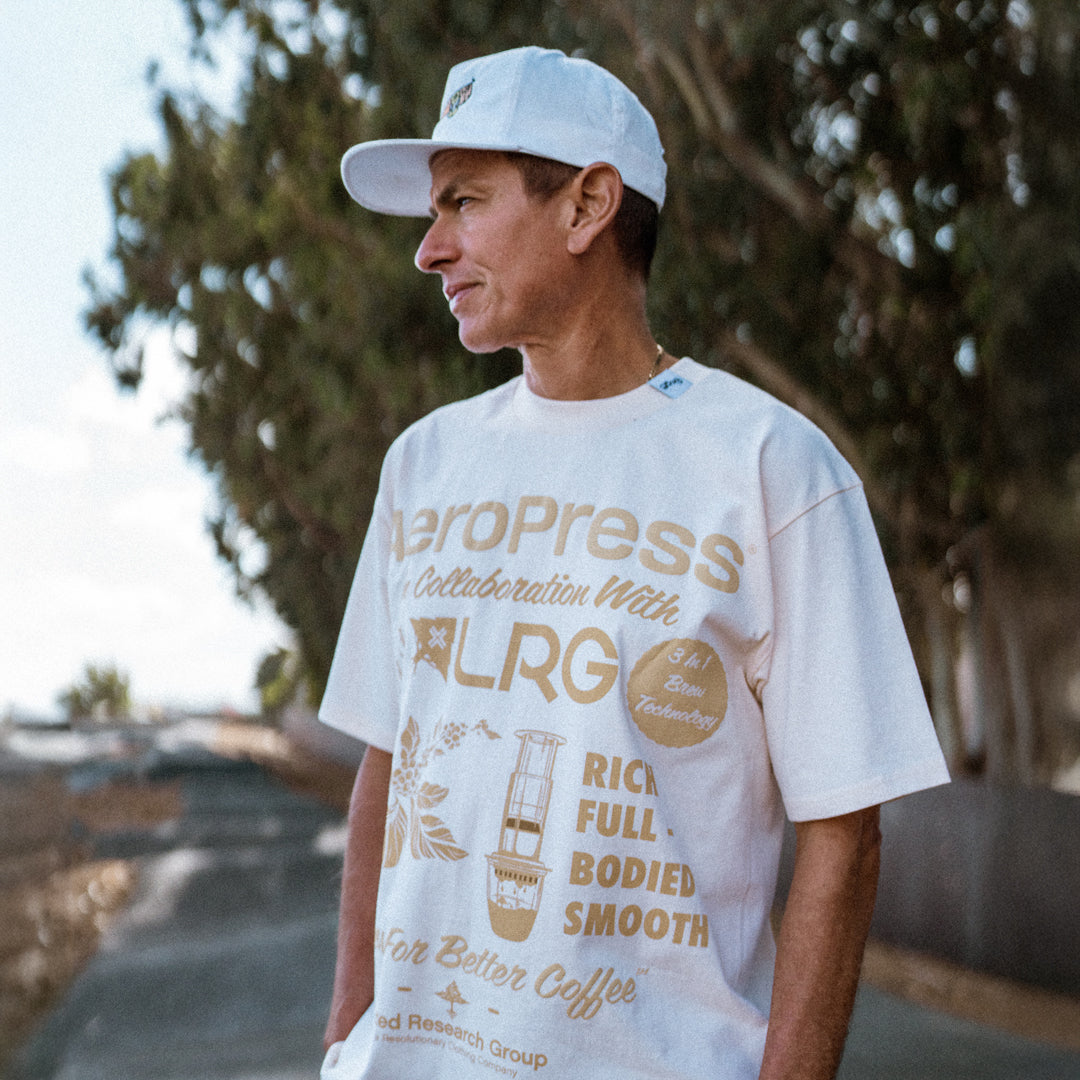 AEROPRESS X LRG LIFTED TEE - CREAM | LRG Clothing