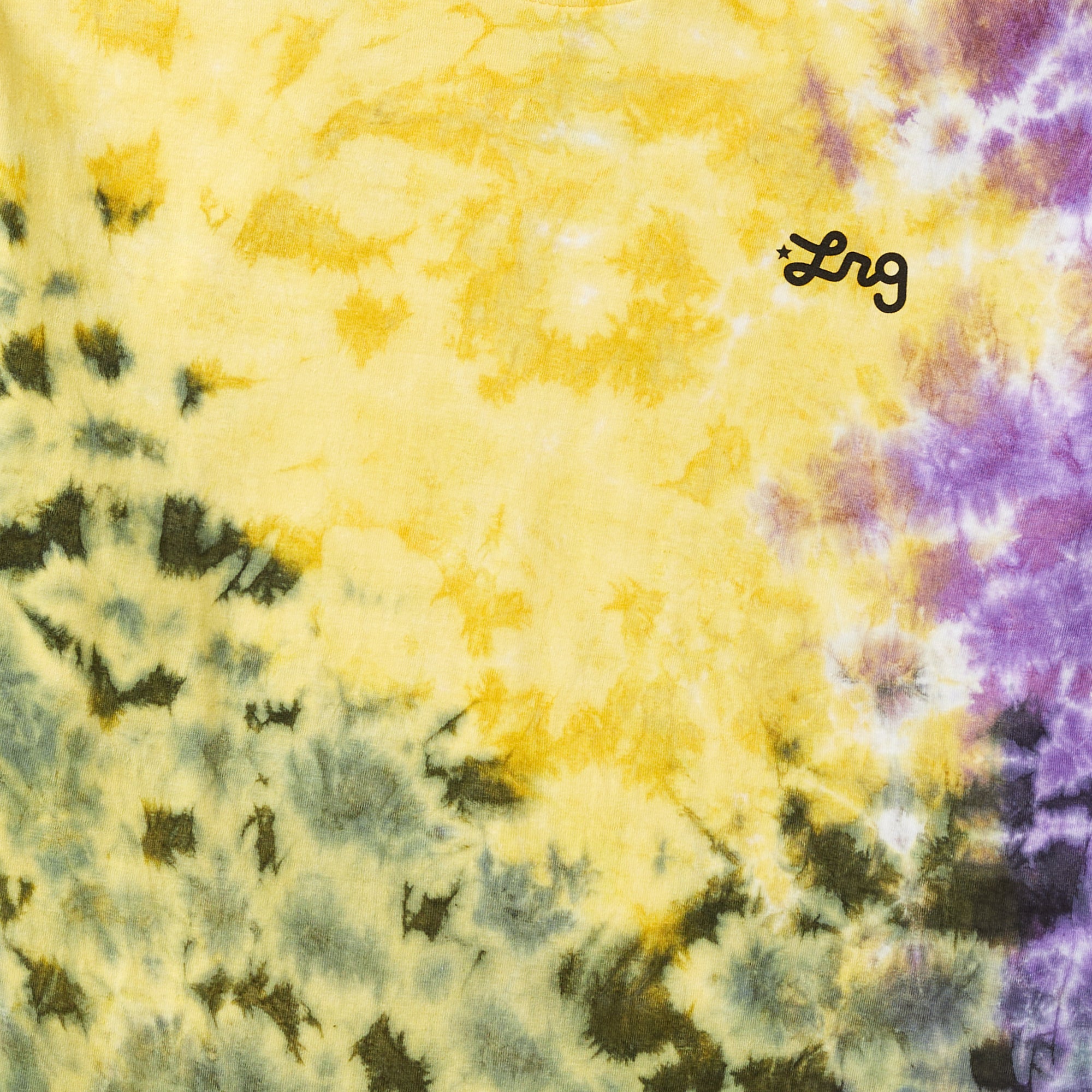 4700 SCRIPT TIE DYE TEE BLACK DYNAMITE TIE DYE | LRG Clothing
