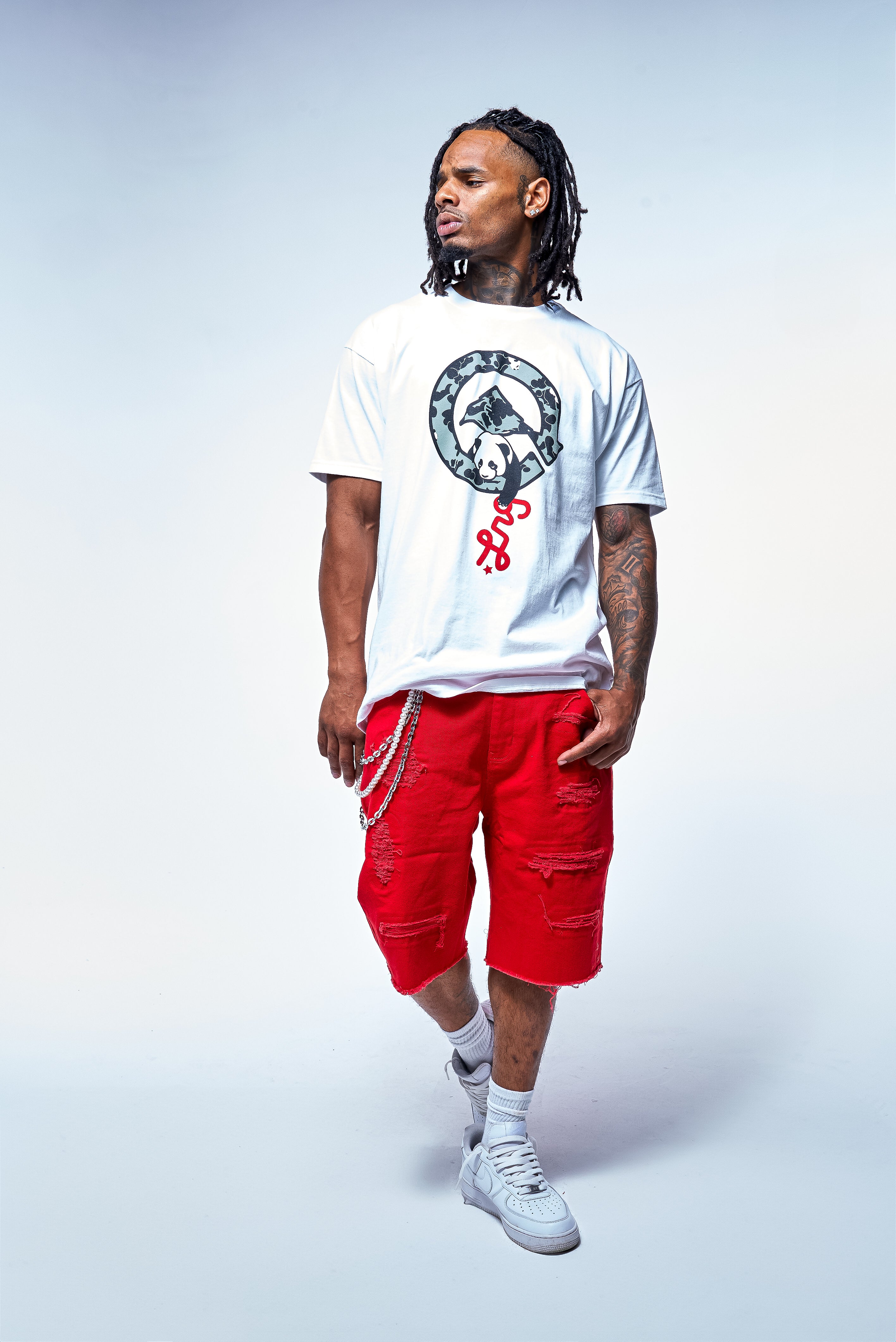 REAPER DENIM SHORT Red | LRG Clothing