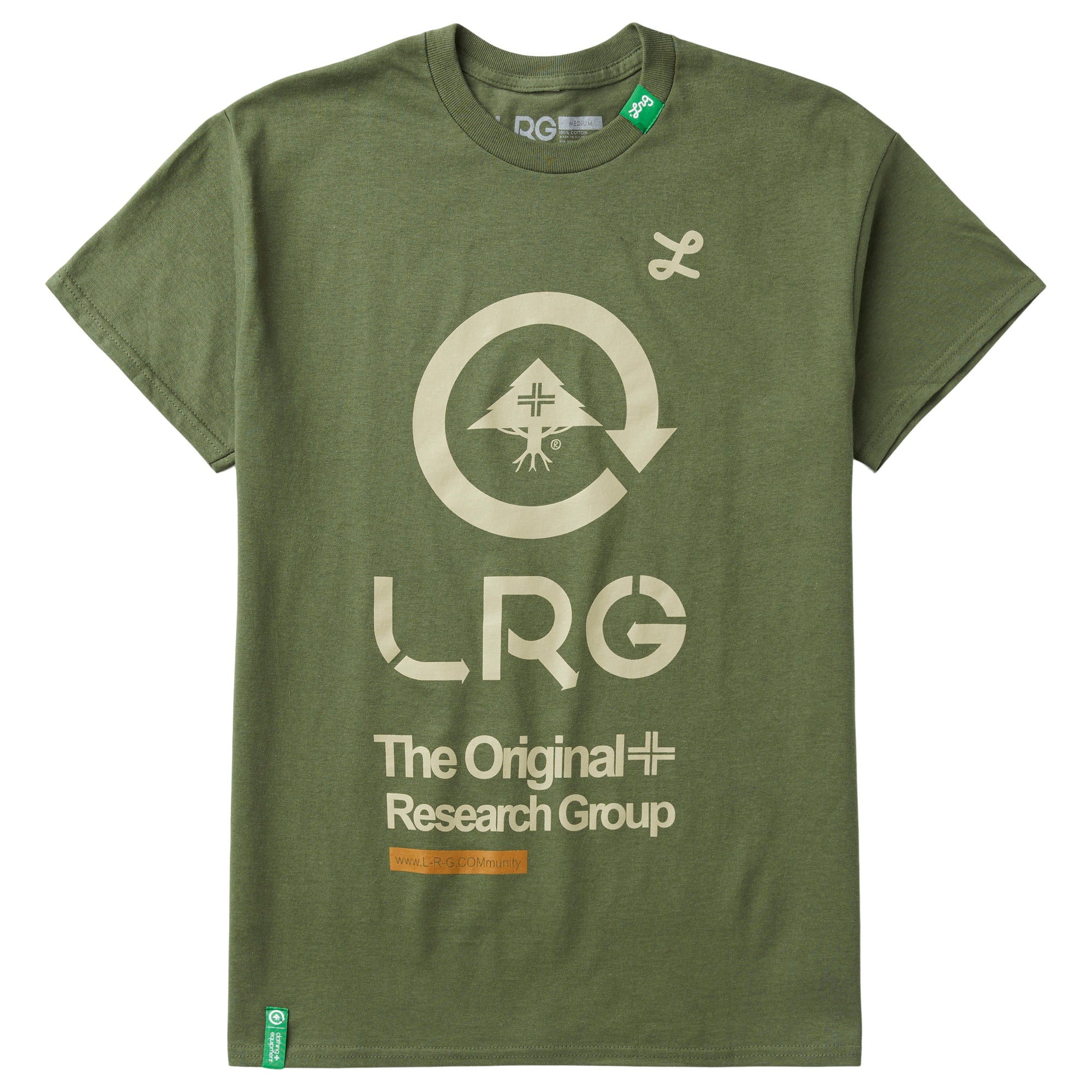 LRG THE CYCLE GROUP TEE - MILITARY GREEN | LRG Clothing