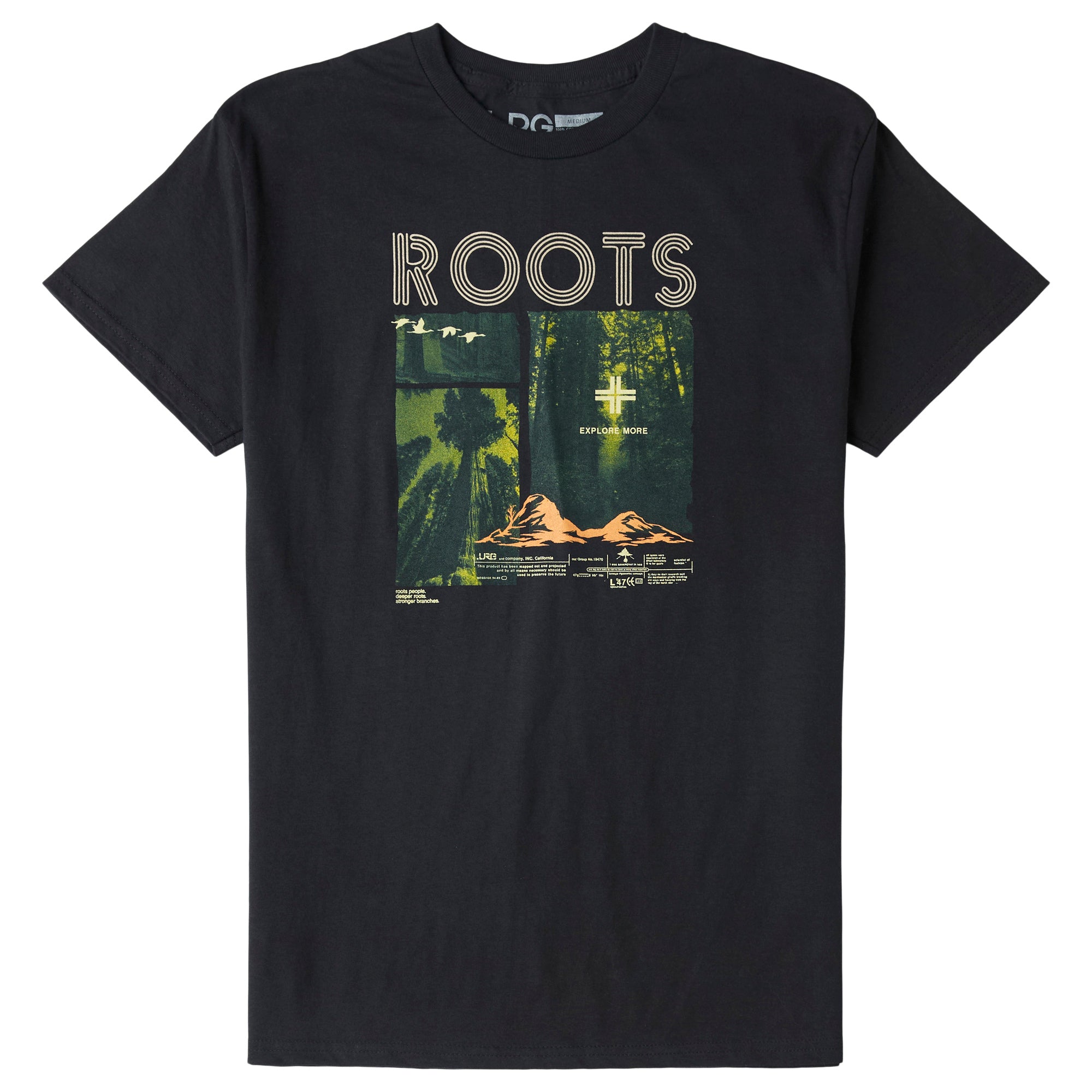 LRG BIG ROOTS TEE - BLACK | LRG Clothing