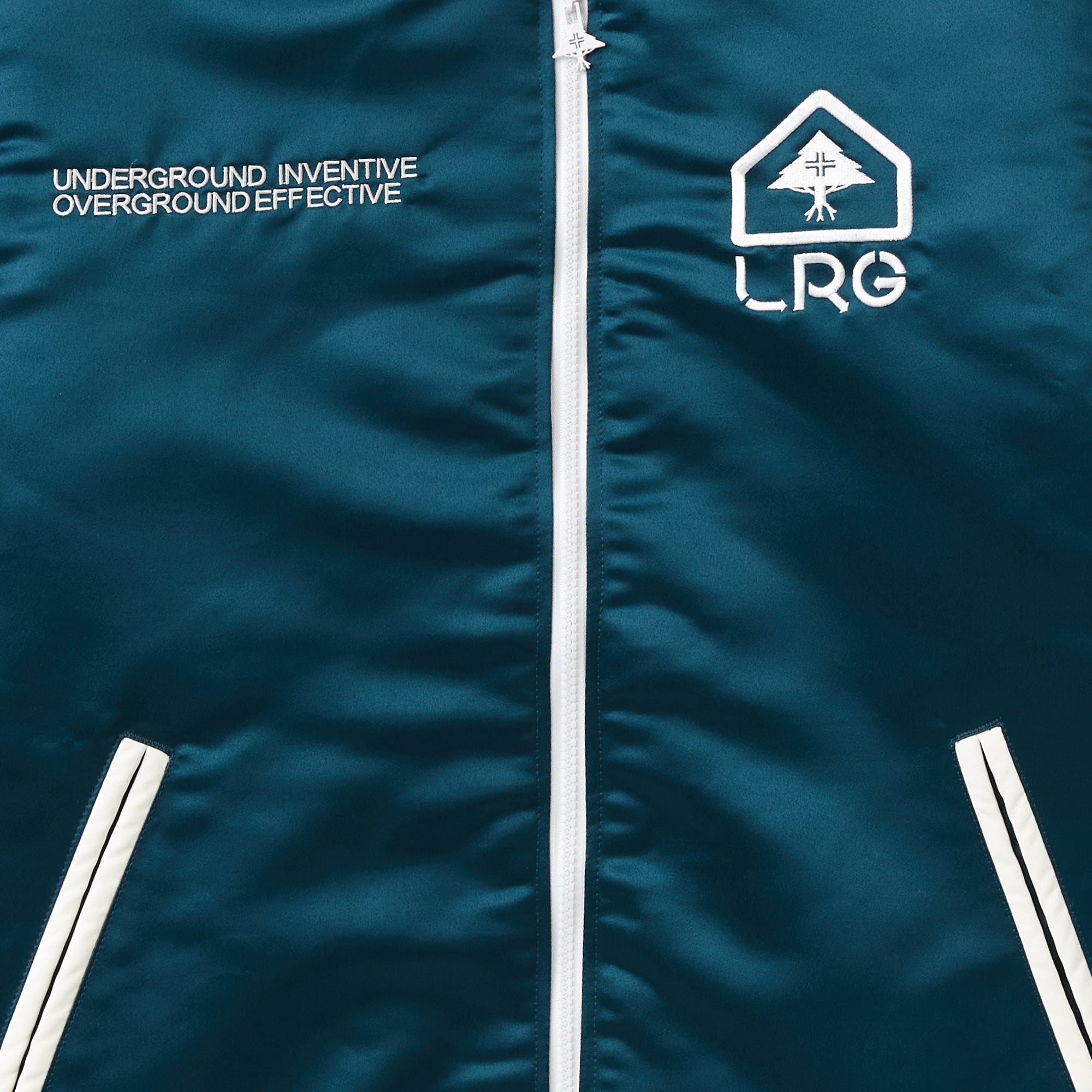 LRG OUR HOUSE LIFTED BOMBER JACKET - REFLECTING POND | LRG Clothing