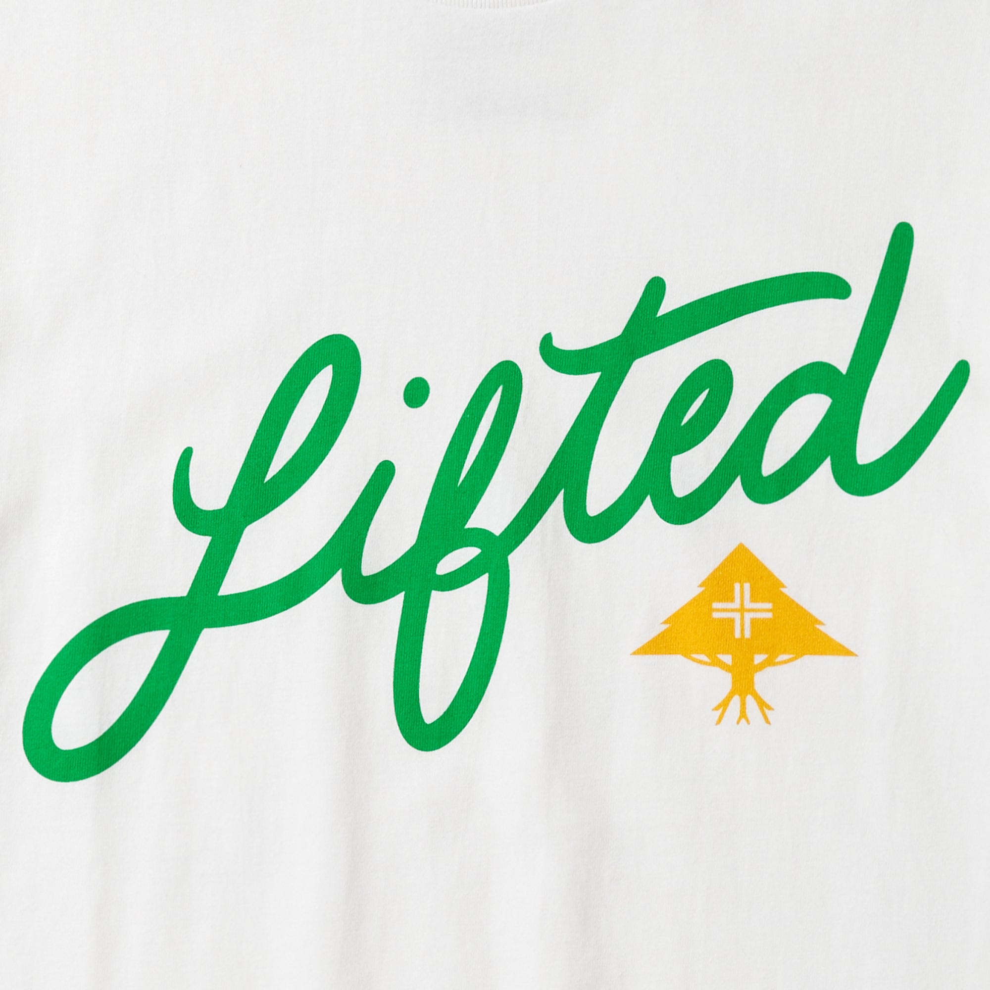 4700 ANGLED SCRIPT TEE White | LRG Clothing