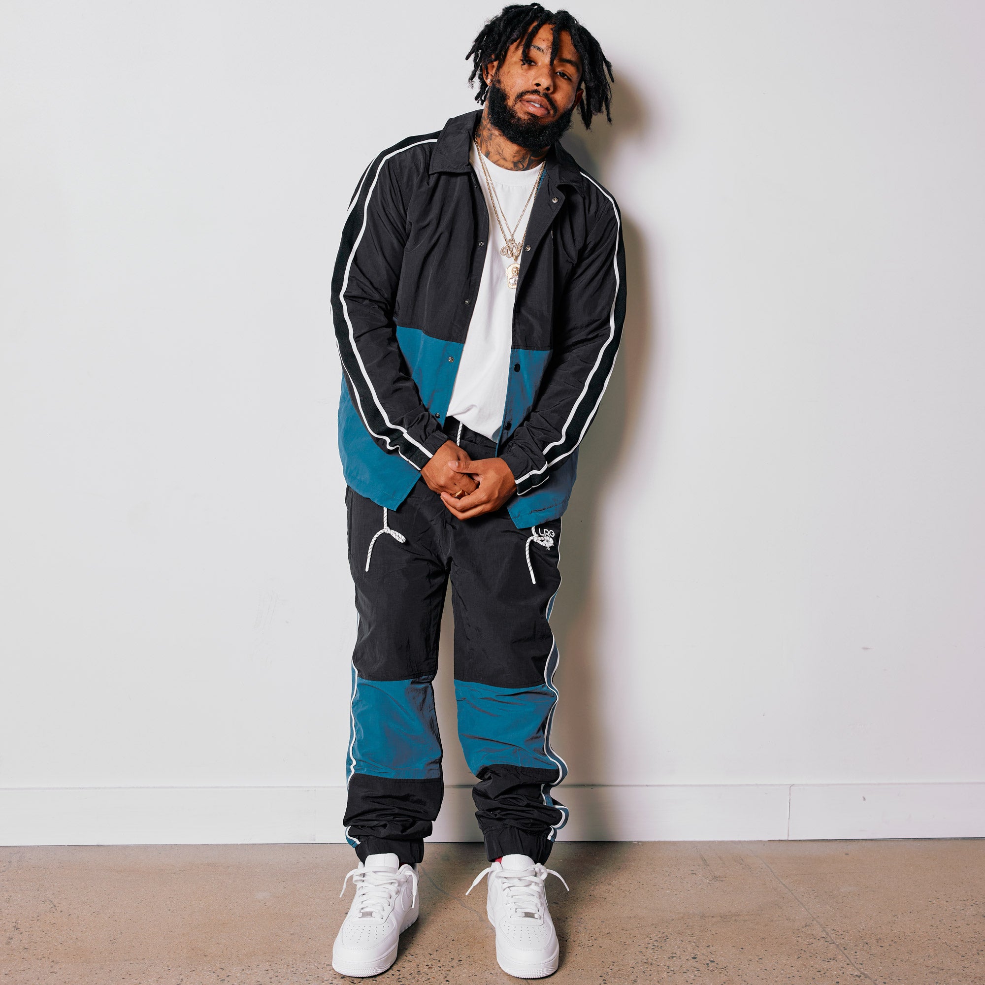 HOUSE NYLON JOGGER PANTS - REFLECTING POND | LRG Clothing