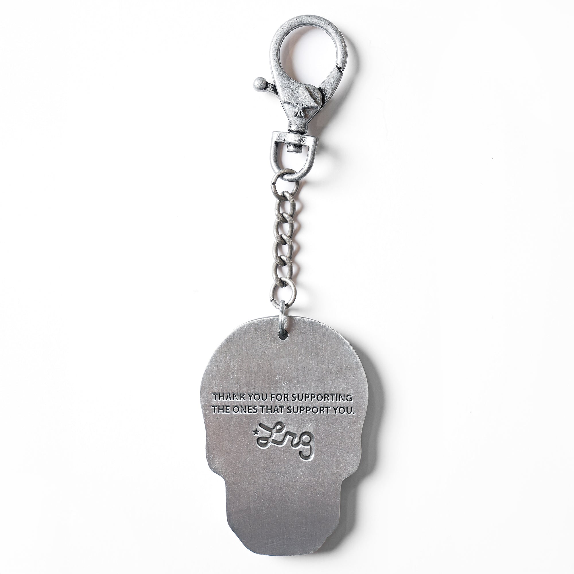 STREETWEAR SKULL KEY CHAIN Silver | LRG Clothing