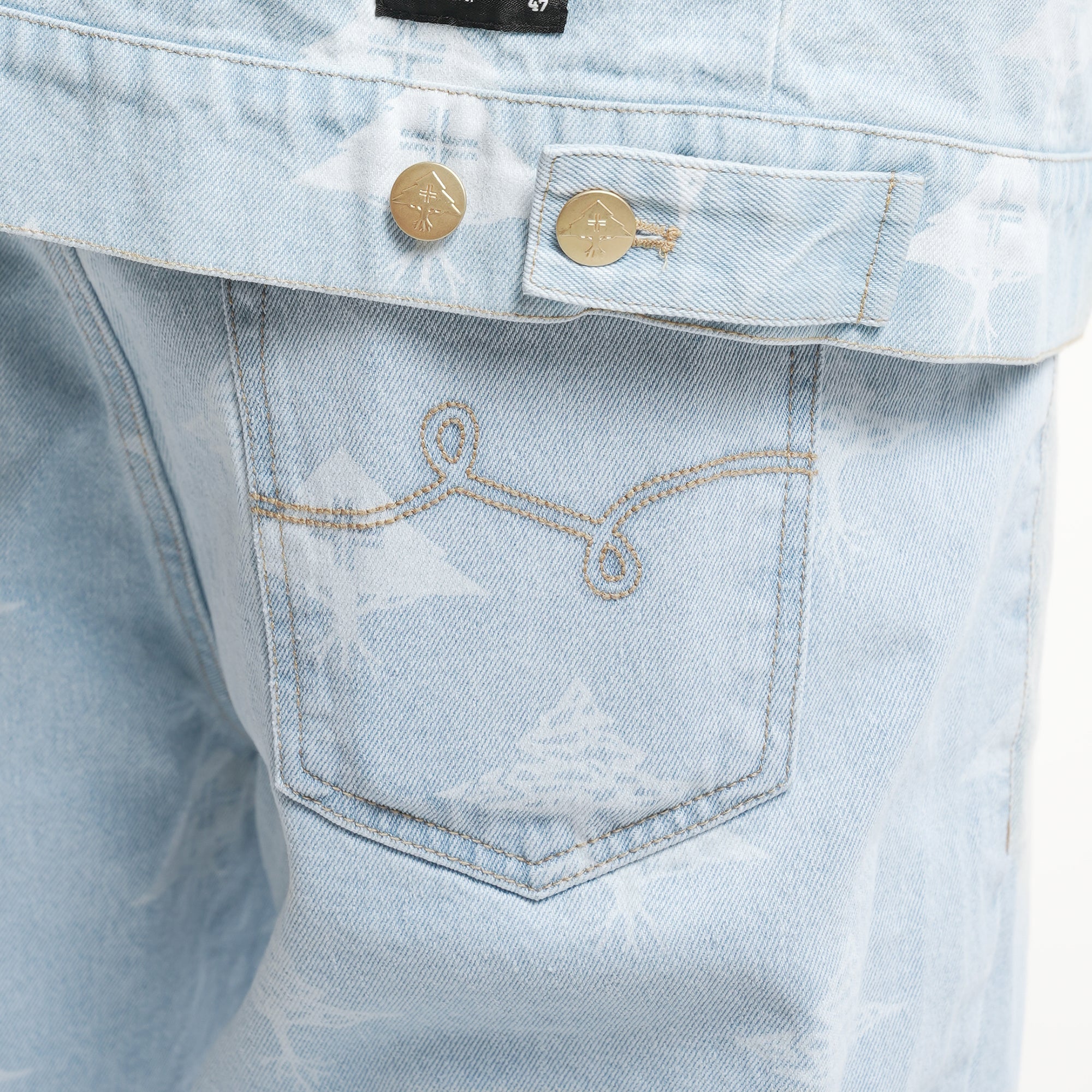 TWO TREE 4 SEVEN DENIM SHORT Denim Blue | LRG Clothing