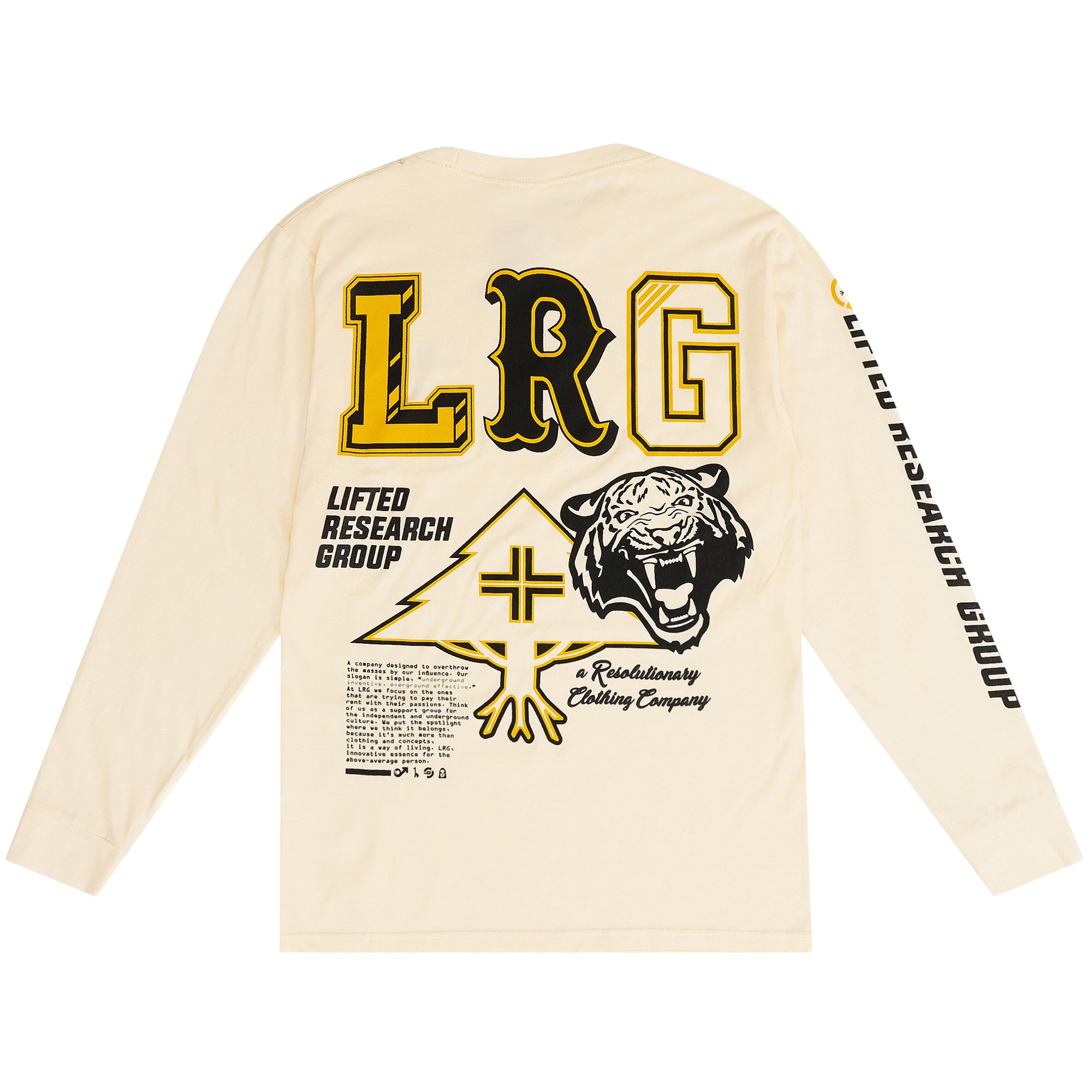 TIGER DESTROYERS LS TEE - CREAM | LRG Clothing