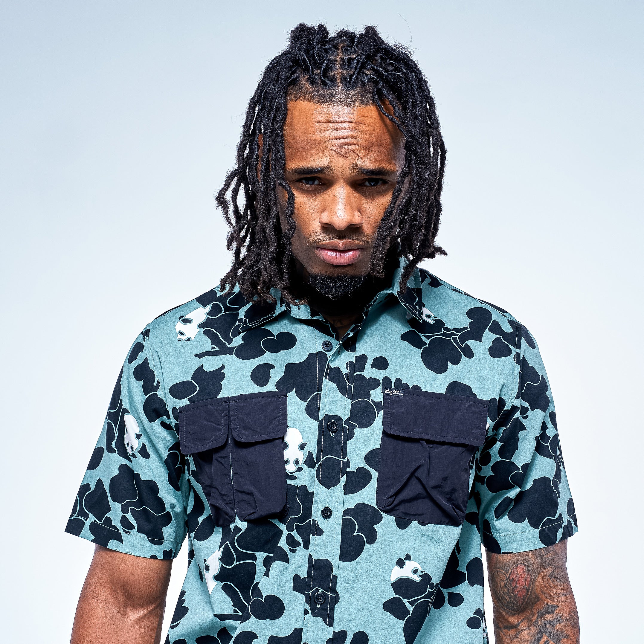 PANDA LEGACY SS WOVEN Sage | LRG Clothing