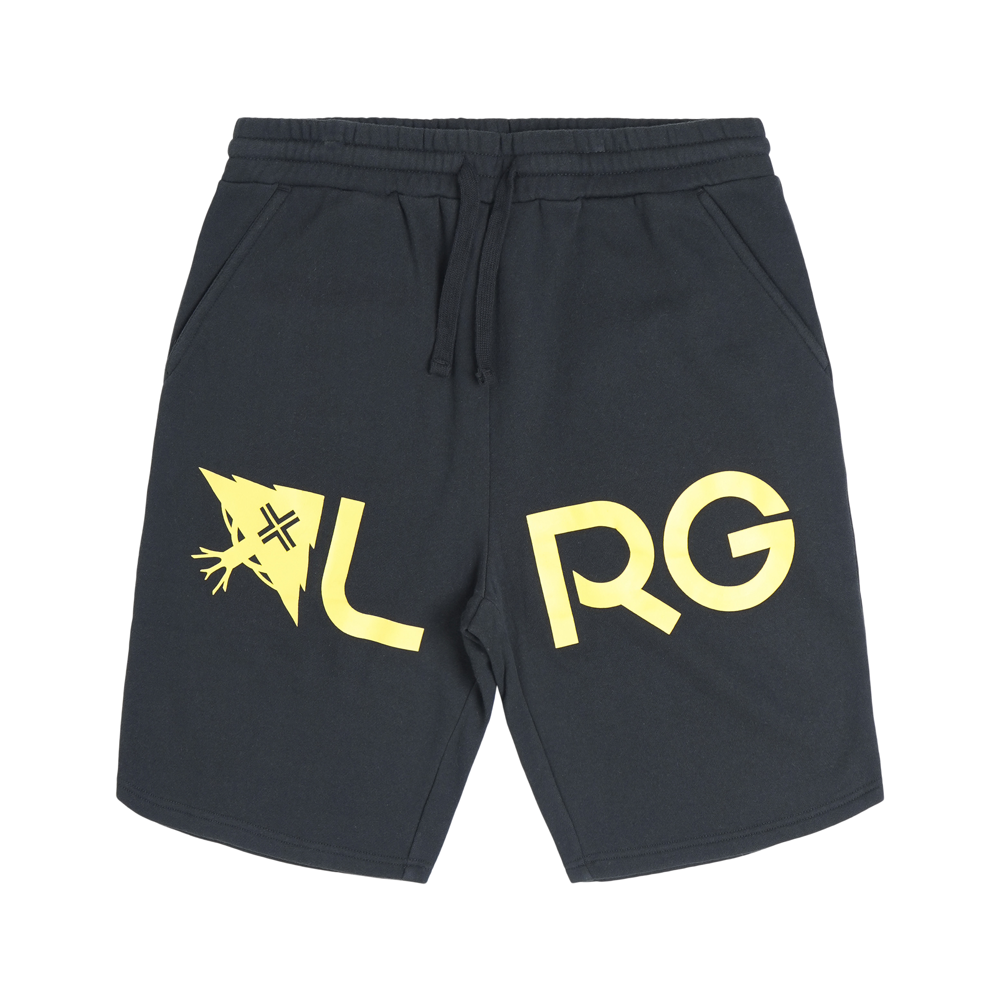 LRG EFFECTIVE FLEECE SH SP25 Blk/Yellow | LRG Clothing