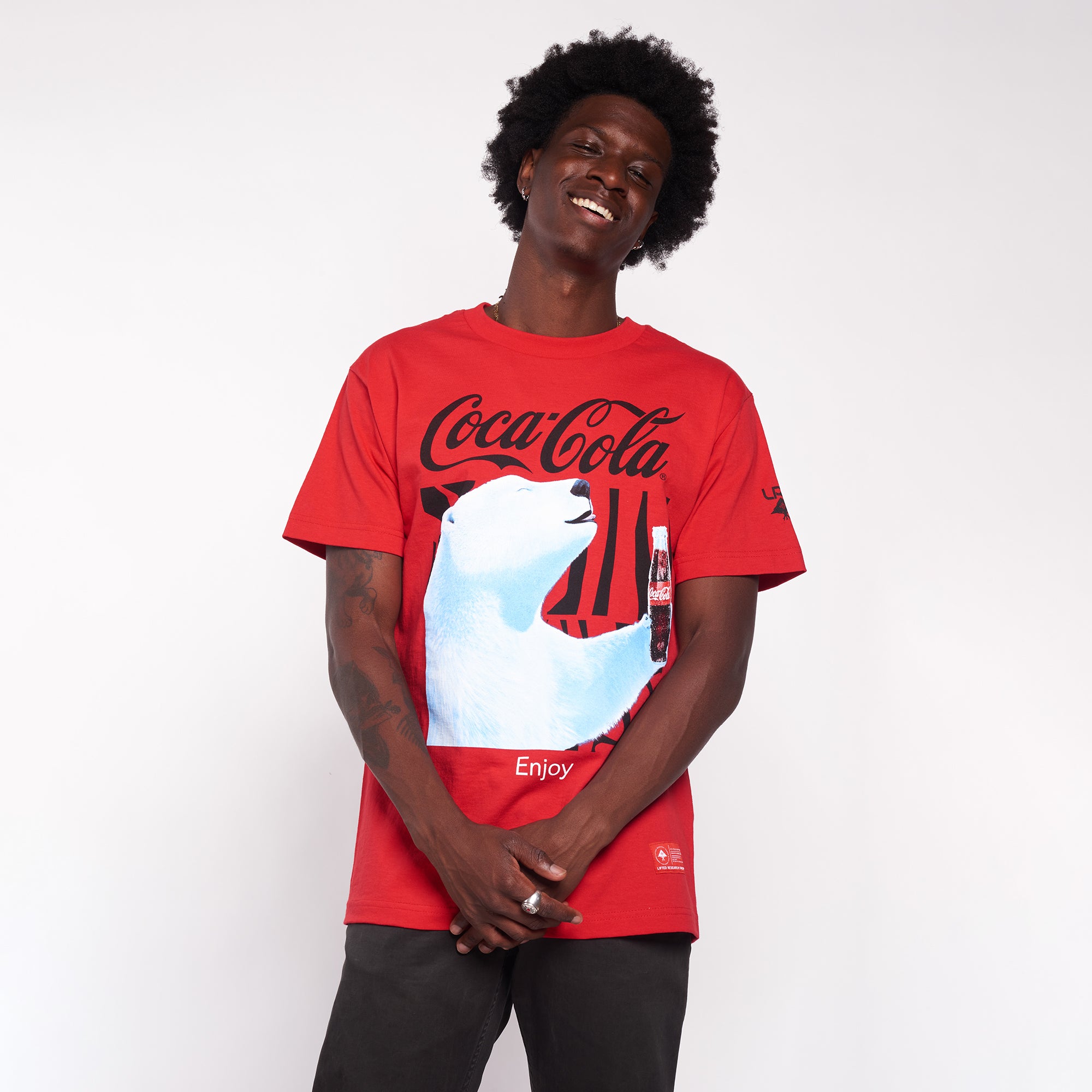LRG COCA-COLA®POLAR BEAR TEE RED | LRG Clothing